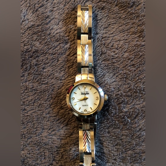 Vanity Fair | Accessories | Vanity Fairs Mixed Metal Watch Silver And ...